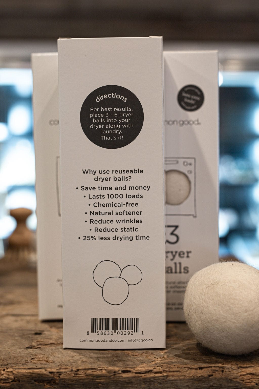 Dryer Balls Box Set of 3 The Kinlands